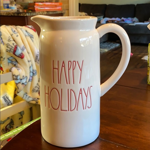 Rae Dunn | Dining | Rae Dunn Happy Holidays Pitcher | Poshmark